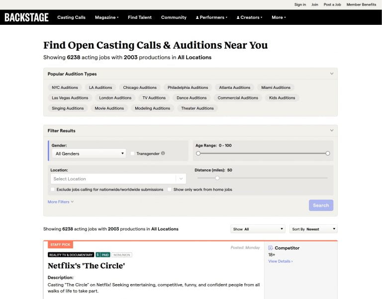 6 Best Free Casting Websites of 2020 - Stepanyan Photography